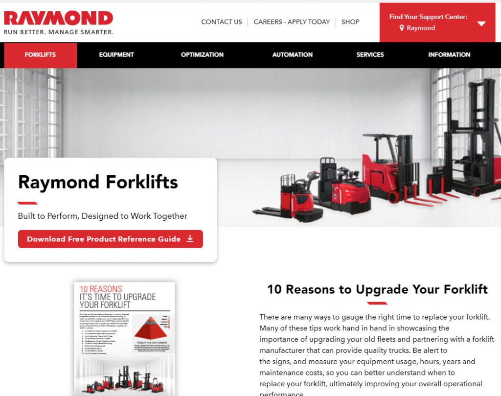 Raymond Dock Stocker Forklift Battery For Sale And Customization ...